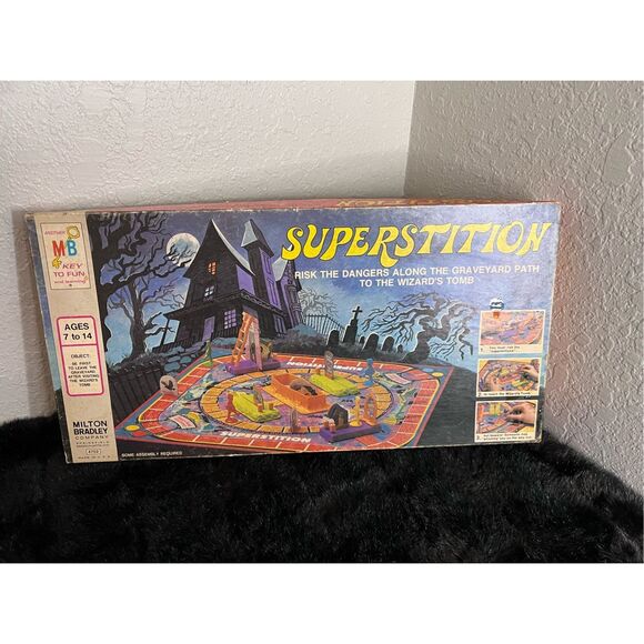 Milton Bradley | Games | Vintage Milton Bradley Board Game Superstition ...